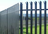 China W Section Black European Type Palisade Wire Mesh Fence for sale