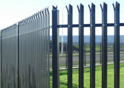 China W Section Black European Type Palisade Wire Mesh Fence for sale