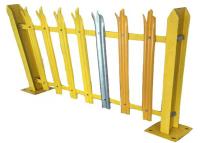 China 2.75m Height Yellow Powder Coated Odm Metal Palisade Fencing for sale
