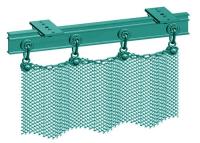 China 3.75m Height Aluminium Chain Mail Curtain for Hotel Decoration - Custom Decorative Wire Mesh for sale