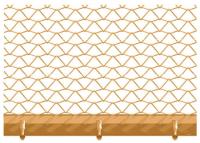 China 1.2m Flexible Spiral Woven Stainless Steel Mesh Curtain Drapery for sale