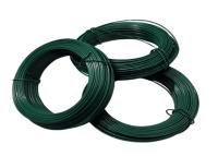 China BWG 8-35 Q195 Green Color PVC Coated Binding Wire with Anti-corrosion and 350-550Mpa Tensile Strength for sale