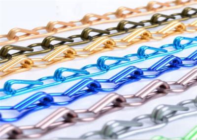 China Hotel Anodized Double Hook 3x3mm Chain Link Fly Screen 3x3m 4x3m for sale