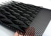 China Big Hole Black Powder Coated Expanded Aluminium Mesh for sale