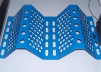 China 500mm Width Double Peak Windbreak Steel Sheets Perforated For Building Materials for sale