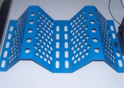 China 500mm Width Double Peak Windbreak Steel Sheets Perforated For Building Materials for sale
