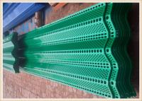 China Galvanized Three Peak Anti Wind Dust Net Mesh Perforated Metal Screen Wall for sale