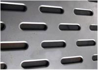 China Balconies Slot Hole Perforated Aluminum Panels Liquids And Solids Filtration for sale
