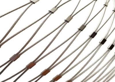 China High Strength SS316 Ferrule Wire Cable Balcony Net Diamond Hole for sale