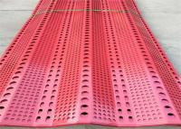 China 800mm Width Powder Coated Round Hole Windbreak Fence for Dust Suppression for sale