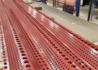 China 11 Meter Red Galvanized Steel Windbreak Fence for Windproof Dust Control for sale