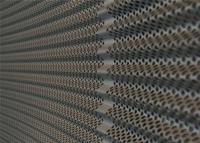 China White 2500mm Length Round Hole Windbreak Fence Panels with Powder Coating for Dust Control Barrier for sale