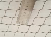 China Scenic Safe Protect Wire Rope Mesh , Stainless Steel Rope Net Modified Hole Type for sale