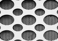 China 1mm Thick Small Round Hole Galvanized Perforated Metal Mesh for Flat Filter Applications for sale
