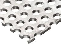 China 5mm Thickness Perforated Metal Mesh Sheet Big Opening Flat for sale
