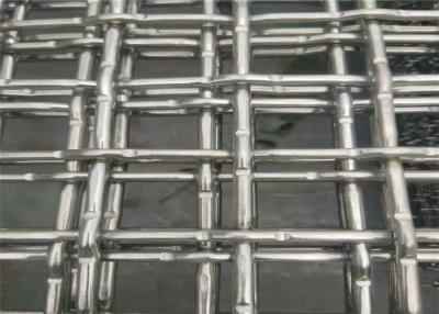 China Ss304 Plain Crimped Woven Wire Mesh 45mm Big Hole for sale