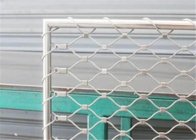 China 316 2.5mm Stainless Steel Wire Rope Mesh For Helideck Netting for sale