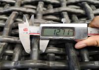 China 12.7mm Diameter Crimped Wire Mesh 65mn High Carbon Steel for sale