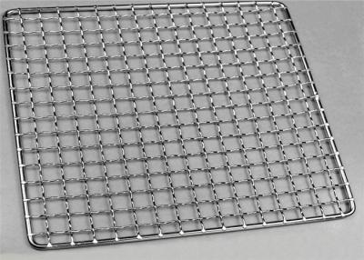 China 10mm Square Hole Crimped Wire Mesh Bright Pre Weave for sale
