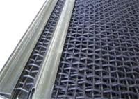 China 65mn 45# Steel Crimped Woven Wire Mesh Vibrating Quarry Screen for sale