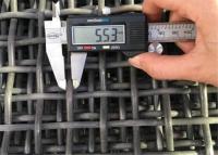 China 5.5mm Thick Double Crimped Wire Mesh Steel Sieving Cloth For Construction Sites for sale