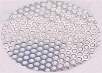 China 250mm Perforated Metal Mesh High Precision Circle Hexagon Grille for sale