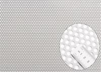 China 2.0mm Hope Space 302 Stainless Steel Perforated Metal Mesh with Custom Hole Size for sale
