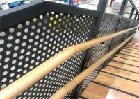 China 2.5m Length 3mm Perforated Metal Sheet Black Spraying for sale