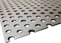 China Fireproof 3.8mm Thick Perforated Galvanized Metal Screen For Architecture for sale