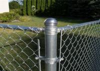 China 6 Foot Chain Link Wire Mesh Fence Hot Dipped Galvanized For Farm for sale