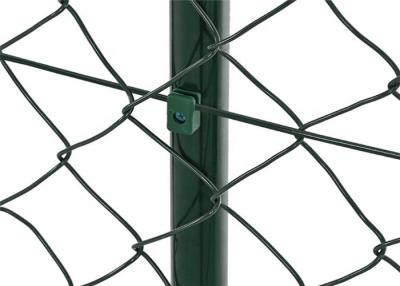 China 1.8m Chain Link Fence Construction Farm Protection Pvc Coated for sale