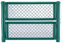China 2.5m Width Chain Wire Fencing Football Field Security Pvc Stadium 6 Ft High for sale