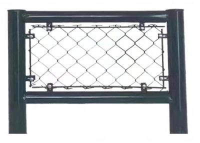 China 3.3m Height Stainless Steel Chain Link Fence Sport Fild Safety Pvc for sale