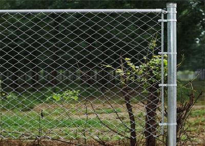 China 3.5mm Wire Diameter 6 Foot Chain Link Fencing Protection Diamond Mesh for sale