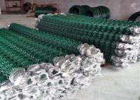 China 5mm Thickness 6 Foot Tall Chain Link Fence Pvc Coated For Construction Site for sale