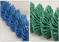 China 5mm Thickness 6 Foot Tall Chain Link Fence Pvc Coated For Construction Site for sale