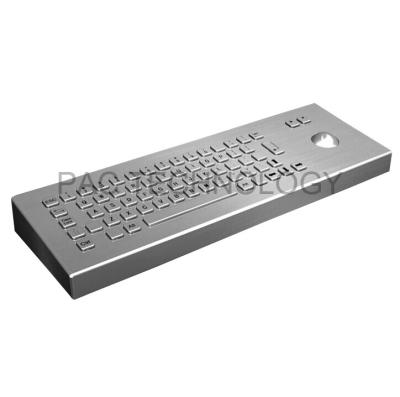 China Outdoor industrial keyboard weather proof with 38.mm trackball by stainless steel for sale