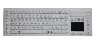 China 2.4Ghz wireless medical keyboard with waterproof mouse pad antibacterial for sale