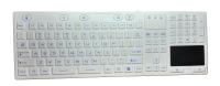 China Illuminated industrial IP68 washable keyboard with touch screen mouse for medical for sale