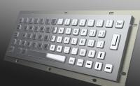 China outdoor industrial keyboard Vandalism proof weather proof with 64 metal keys for sale
