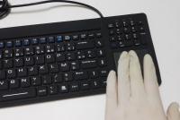 China Russian medical keyboard Hegelian with tracking pad and European language optional for sale