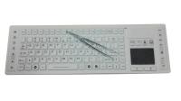 China 2.4Ghz wireless medical keyboard with waterproof mouse pad antibacterial for sale