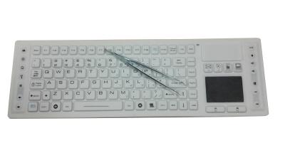 China 2.4Ghz wireless medical keyboard with waterproof mouse pad antibacterial for sale