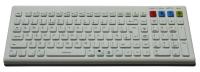 China 2.4G Bluetooth wireless medical keyboard washable by silicone material for sale