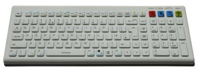 China 2.4G Bluetooth wireless medical keyboard washable by silicone material for sale