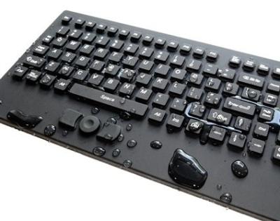 China IP68 silicone keyboard with integrated hula pointer for heavy industrial application for sale
