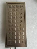 China panel mount industrial keyboard horizontal with 40 keys stainless steel buttons for parking for sale