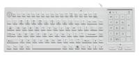 China Hygienic waterproof  MEDI keyboard For man machine connect in hospitals for sale