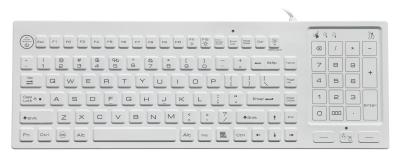 China Hygienic waterproof  MEDI keyboard For man machine connect in hospitals for sale