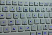 China NEMA 4x silicone hospital magnetic keyboard mouse combo set with Russian Hebrew layout for sale
